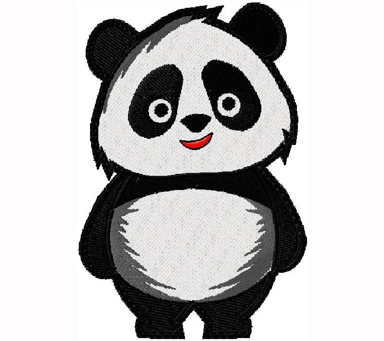 cute Panda embroidery design - embnew.com